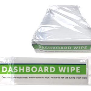 UTowels Individually Sealed Large Dashboard Wipes Perfect for Cleaning Leather, Glass, Dust Off Dashboards and Steering Wheels (100)