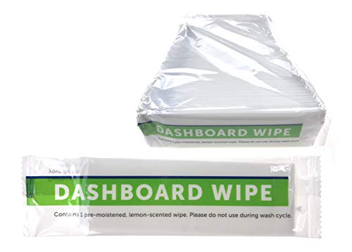 UTowels Individually Sealed Large Dashboard Wipes Perfect for Cleaning Leather, Glass, Dust Off Dashboards and Steering Wheels (100)