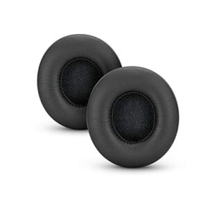 brainwavz earpads for beats solo 2 & 3 headphones, upgraded replacement pads with memory foam & leather, easy to install, black