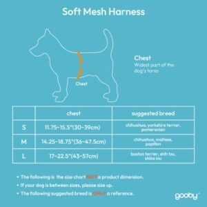 Gooby Soft Mesh Dog Harness - Flamingo Pink, Medium - All Weather Mesh Head-in Small Dog Harness with D Ring Leash - Perfect on The Go Breathable Dog Harness for Medium Dogs No Pull and Small Dogs