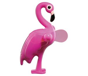 cilio c190571 handheld flamingo mini fan, 5 inches, pink