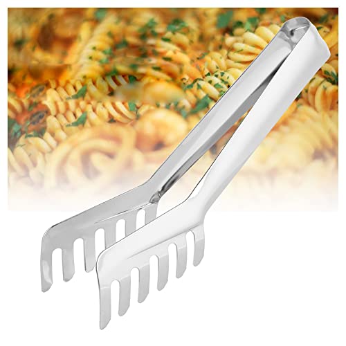 Spaghetti Tongs - Kitchen Pasta Tongs Stainless Steel Comb Shaped Tongs, Noodles Pasta Clip Kitchen Cooking Tool （8 inchs）