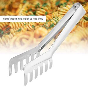 Spaghetti Tongs - Kitchen Pasta Tongs Stainless Steel Comb Shaped Tongs, Noodles Pasta Clip Kitchen Cooking Tool （8 inchs）