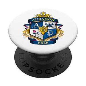 disney descendants auradon prep crest popsockets popgrip: swappable grip for phones & tablets