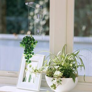 2-Pack Suction Cup Window Hanger – Hang Plants Indoors or Outdoors, Convenient Window Hanger for Bird Feeders,, Ornaments and Wind Chimes - Strong Suction Cups, Made From Weather-Resistant Acrylic