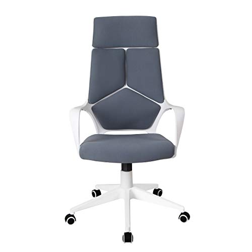 Techni Mobili Executive Modern Studio Office Chair, Regular, Grey