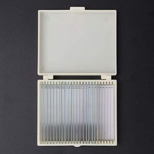 20 Slides Of Biology And Pathology Prepared Microbiological Bacterial Specimens Microscope Slide Set with Plastic Box