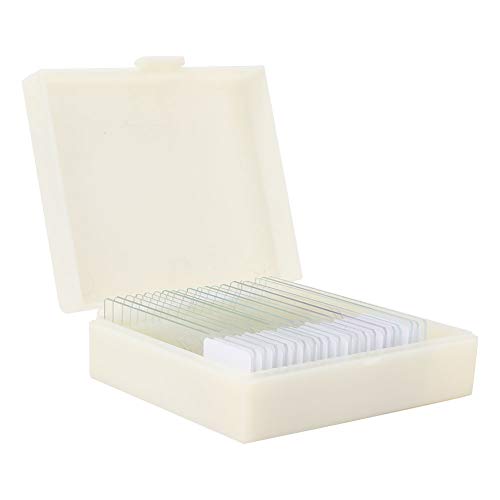 20 Slides Of Biology And Pathology Prepared Microbiological Bacterial Specimens Microscope Slide Set with Plastic Box