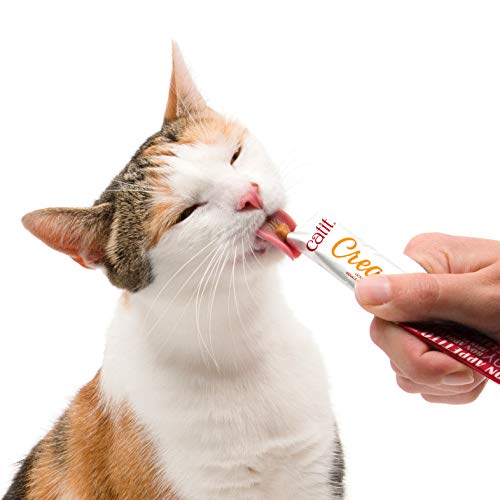 Catit Creamy Lickable Cat Treat, Healthy Cat Treat, Assortment, 12 Pack