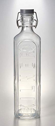 Kilner Clip Bottle, 33.8 fl oz (1 L), Clear