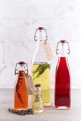 Kilner Clip Bottle, 33.8 fl oz (1 L), Clear