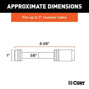 CURT 23025 Trailer Hitch Lock, 5/8-Inch Pin Diameter, Fits 3-Inch Receiver