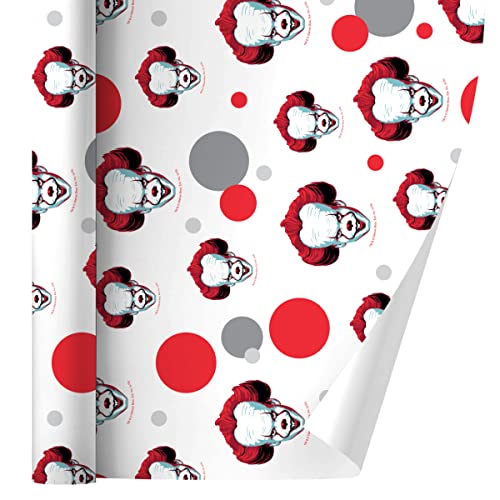 GRAPHICS & MORE IT Pennywise Come Home Gift Wrap Wrapping Paper Roll