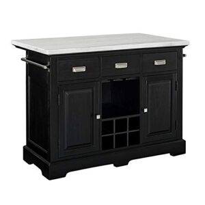 xpress world steve silver aspen ebony finished wood kitchen island