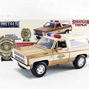 Jada Toys Stranger Things 1980 Die Cast Blazer with Badge Standard, Multi-Colored (JA31111)