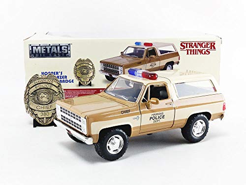 Jada Toys Stranger Things 1980 Die Cast Blazer with Badge Standard, Multi-Colored (JA31111)