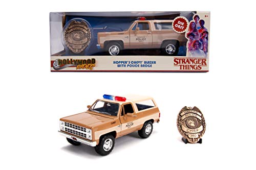 Jada Toys Stranger Things 1980 Die Cast Blazer with Badge Standard, Multi-Colored (JA31111)