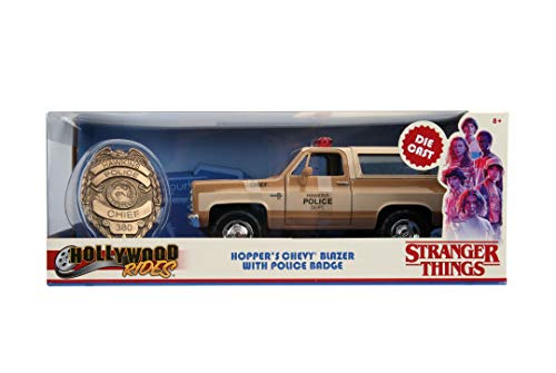 Jada Toys Stranger Things 1980 Die Cast Blazer with Badge Standard, Multi-Colored (JA31111)