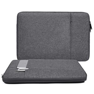 15.6 inch laptop sleeve case for acer nitro 5/ aspire 5/chromebook 15, dell inspiron 15 3000 5000 7000, lenovo ideapad 3/ thinkpad/flex 5, asus vivobook/hp pavilion/envy 15.6 bag, space grey