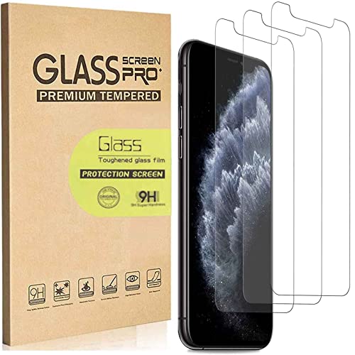 VectorTech Compatible with iPhone XR Screen Protector, iPhone 11 Screen Protector, Tempered Glass Film for Apple iPhone XR and iPhone 11, 3-Pack Clear