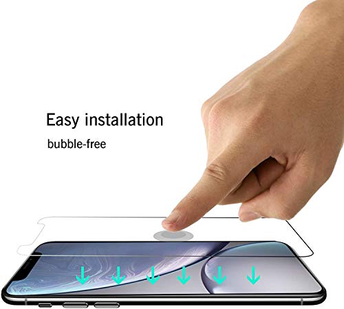 VectorTech Compatible with iPhone XR Screen Protector, iPhone 11 Screen Protector, Tempered Glass Film for Apple iPhone XR and iPhone 11, 3-Pack Clear