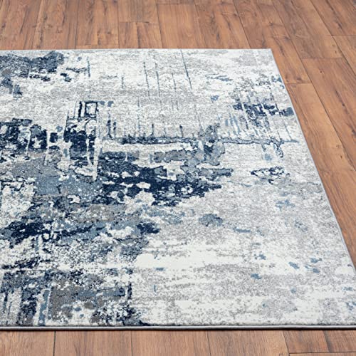 LUXE WEAVERS Abstract Area Rug, 106 Blue 8x10