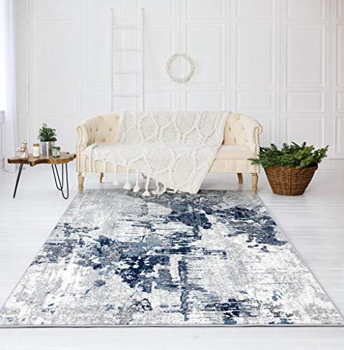 LUXE WEAVERS Abstract Area Rug, 106 Blue 8x10