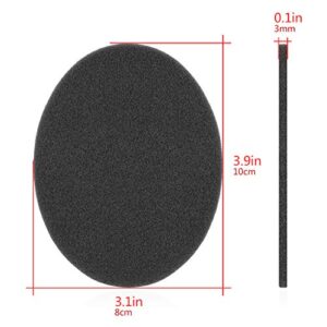 Geekria General Earphone Replacement Inside Tone Tuning Sound Isolation Foam Pads Earpads Cushion Compatible with Sennheiser Headphones HD545, HD565, HD580, HD650, HD600, HD598 (2pcs)