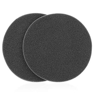 geekria general earphone replacement inside tone tuning sound isolation foam pads earpads cushion compatible with sennheiser, akg, beyerdynamic, koss, philips (2pcs)