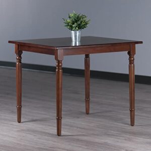 Winsome 94736 Mornay Dining Table, Walnut, 35" square