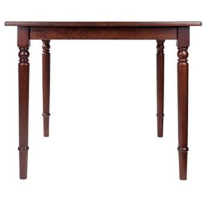 Winsome 94736 Mornay Dining Table, Walnut, 35" square