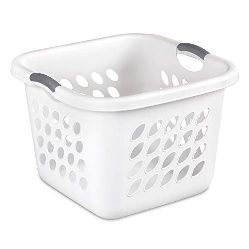 Sterilite 12178006 Ultra Square Laundry Basket with Titanium Inserts (12 Pack)