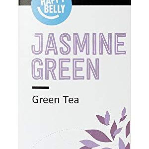 Amazon Brand - Happy Belly Jasmine Green Tea Bags, 20 Count