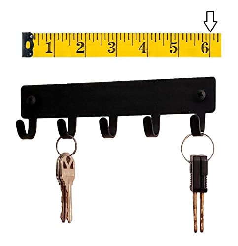 The Metal Peddler Karate Sparring Sport - Wall Key Holder - Small 6 inch Wide - Made in USA; Storage Hooks for Home or Office