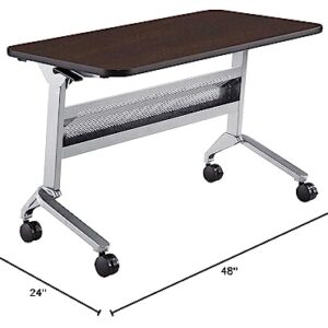 Safco Products Flip-N-Go Training Table, Mocha