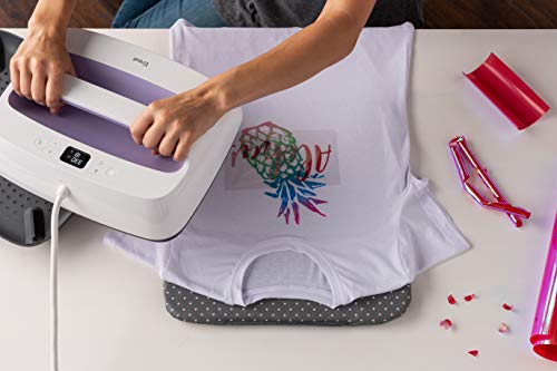 Cricut EasyPress 2 Heat Press Machine (12 in x 10 in), Ideal for T-Shirts, Tote Bags, Pillows, Aprons & More, Precise Temperature Control, Features Insulated Safety Base & Auto-Off, Lilac