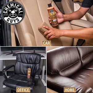 Chemical Guys SPI_109_16S Leather Cleaner and Conditioner Complete Leather Care Kit (16 fl oz) + TVD_109_16 Silk Shine Protectant Dressing For Tires, Trim, Vinyl, Plastic & More (16 fl oz) 3 Items