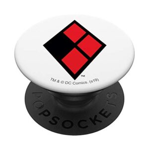 harley quinn diamond logo popsockets swappable popgrip