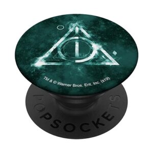 harry potter deathly hallows logo popsockets standard popgrip