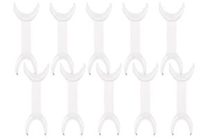 tazrigo 10pcs large dental double-headed t-shape intraoral cheek lip retractor openers