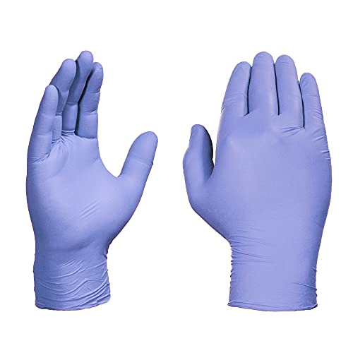 1st Choice Nitrile Disposable Gloves, 3 Mil Blue Nitrile Gloves Large, Case of 1000 Medical Gloves Disposable Latex Free