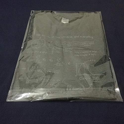 200 Pcs 12" x 15" Self Seal Clear Cello Cellophane Bags Resealable Plastic Apparel Bags Perfect for Packaging Clothing, T-Shirt, Brochure, Prints, Handicraft Gift