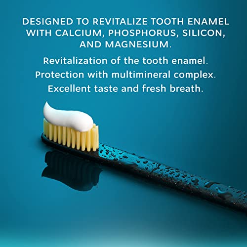 R.O.C.S. Toothpaste - Mineralin Formula with Calcium, Bromelain and Xylitol - Best for Removing Plaque and Strengthening Enamel - Non-Fluoride Oral Care (Calcium Power, Pack of 1)