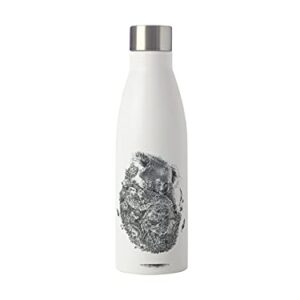 Maxwell & Williams Marini Ferlazzo Insulated Water Bottle with Koala and Friends Design, Double Wall Stainless Steel, White, 500 ml