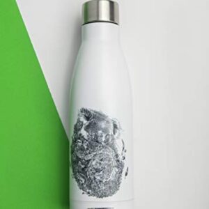 Maxwell & Williams Marini Ferlazzo Insulated Water Bottle with Koala and Friends Design, Double Wall Stainless Steel, White, 500 ml