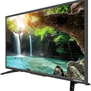 Sceptre 32 inch Full 1080p LED HDTV HDMI USB MHL VGA with Clear QAM, Machine Black