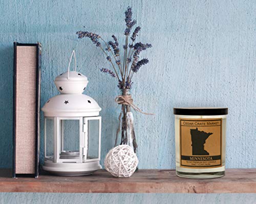 Minnesota State Candle Gift, Show Your Home State Pride and Your Love for Your Hometown, Wherever You May be, Our State Candle Will Remind You of Home, House Warming Gifts for New Home, Made in USA 