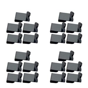 MroMax Photo Frames Hanger Hooks, 0.3mm Thick S-Shaped Metal Wall Mount Album Picture Hanging Clips, 100 Pcs