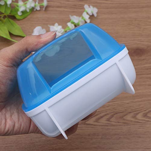 POPETPOP 2 Pcs Hamster Sand Bathroom Chinchilla Sand Bathroom Cleaning Tool Supplies Plastic Box for Hamster