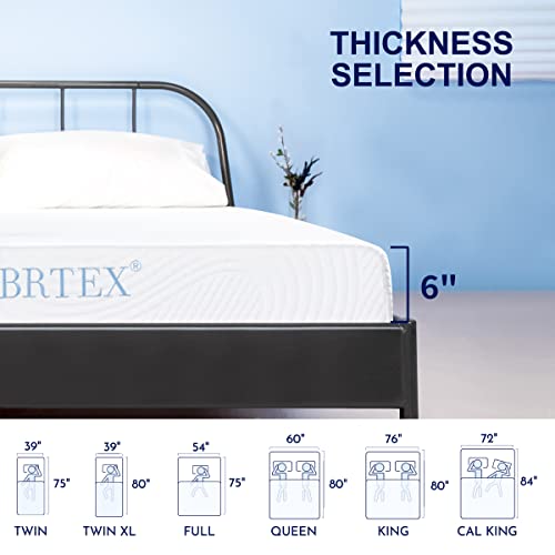 subrtex 5 Inch Queen Gel Memory Foam Mattress with Removable Soft Cover, Body Support Pressure Relieving Mattress, CertiPUR-US Certified, Bed in A Box(5 Inch, Queen)